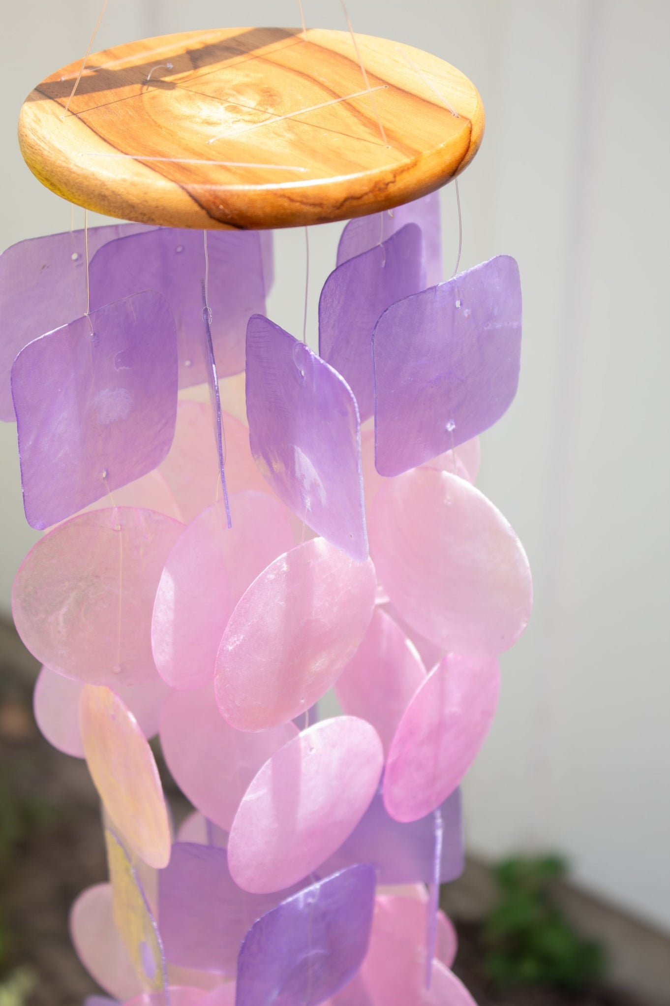 Capiz Shell Windchime- Pink & Purple — Solange & Frances