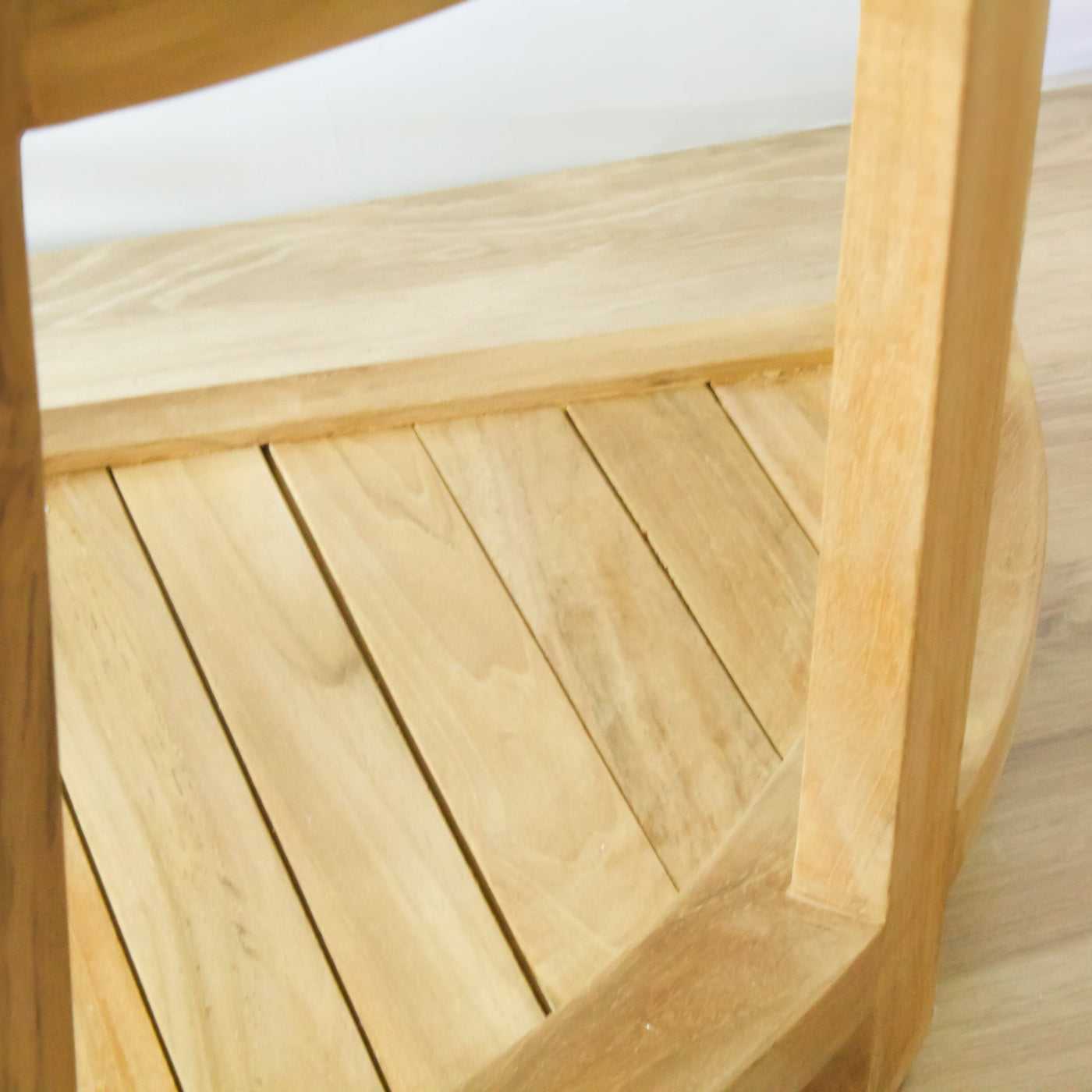 Teak Wood Corner Shower/Bathroom Bench — Solange & Frances