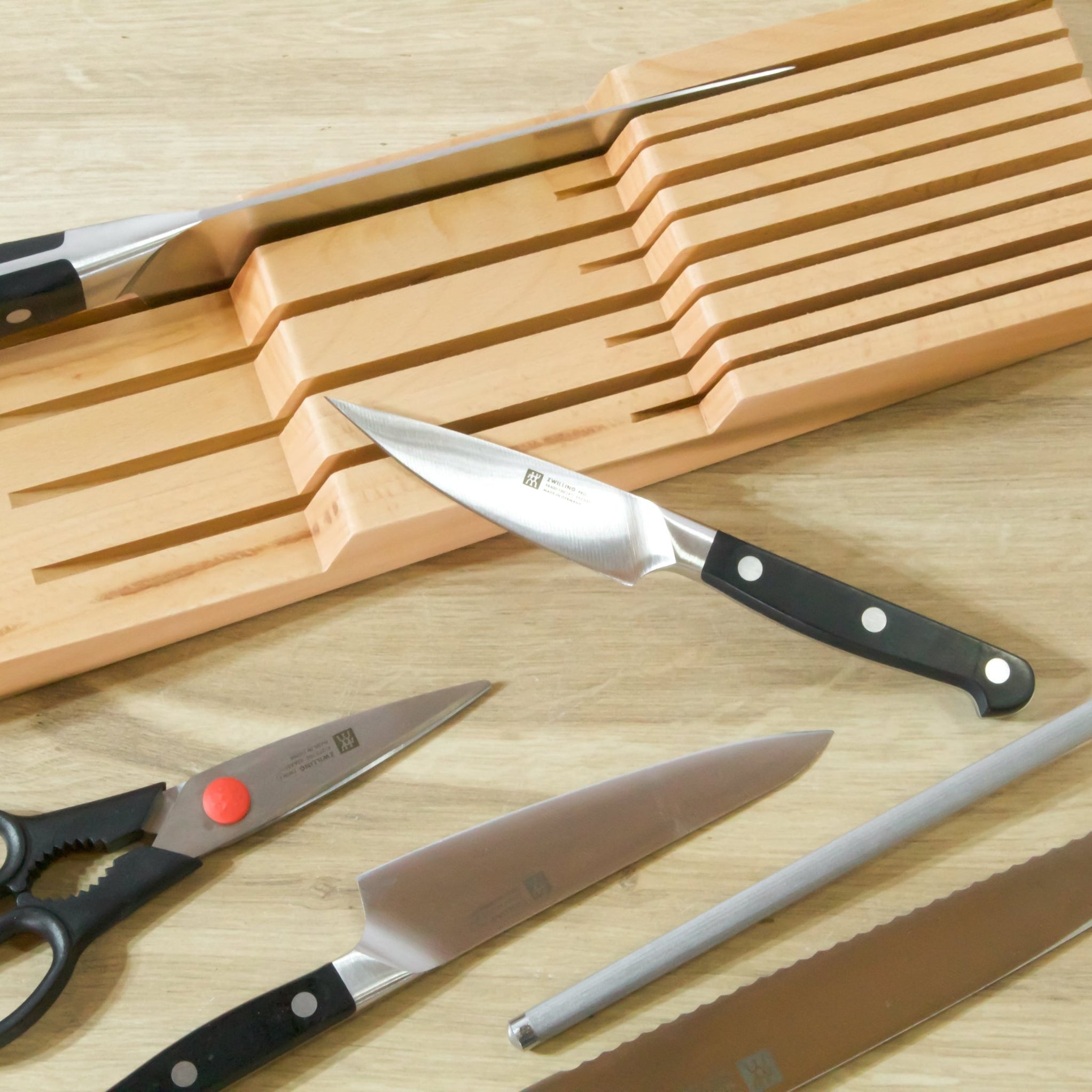 Zwilling Pro 7pc Drawer Knife Block — Solange & Frances