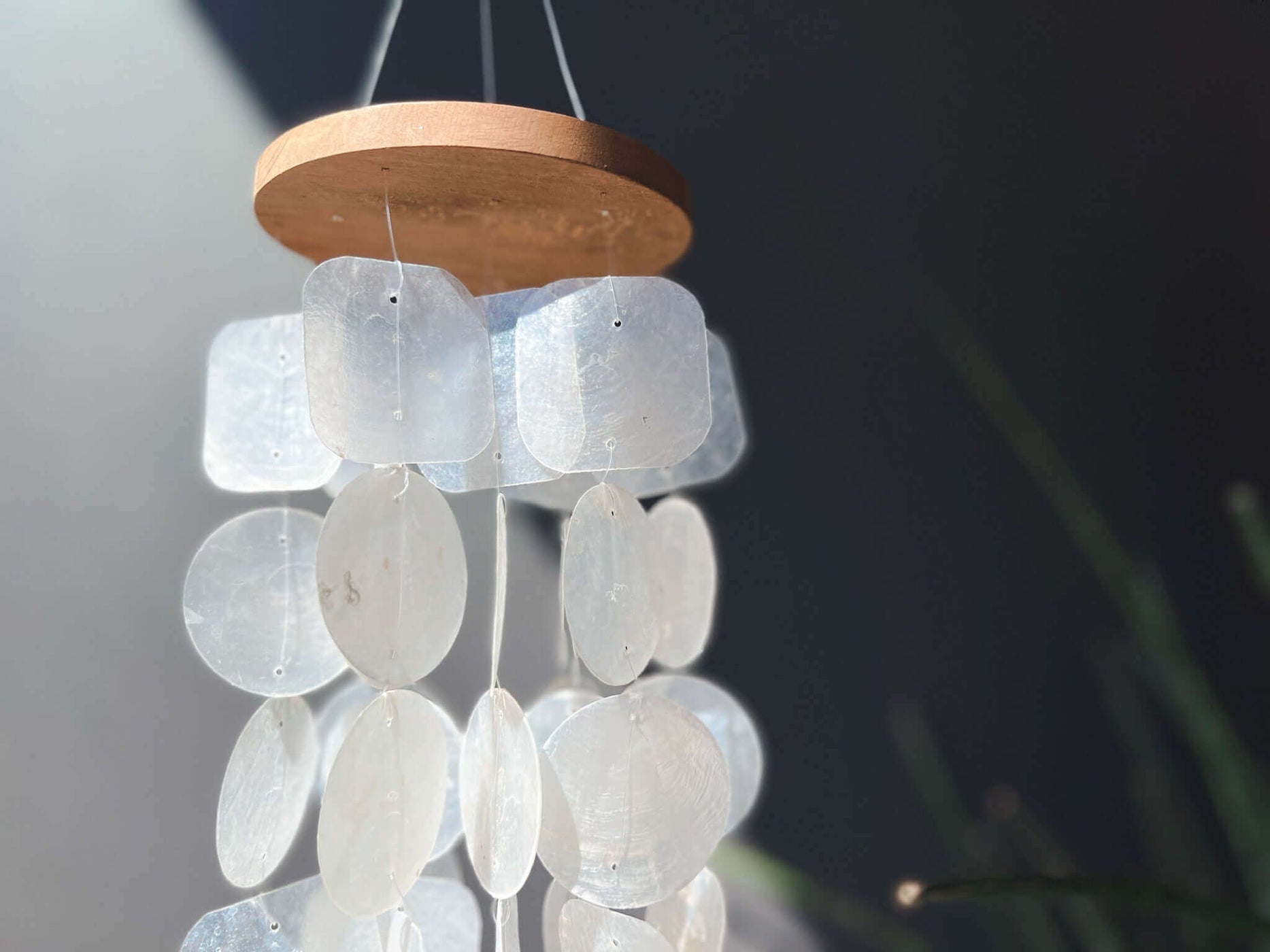 Wind Chimes for Outside - Capiz Shell — Solange & Frances