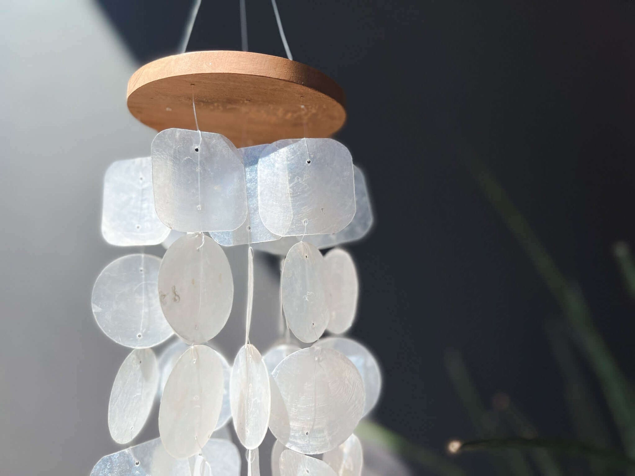 Wind Chimes for Outside - Capiz Shell — Solange & Frances